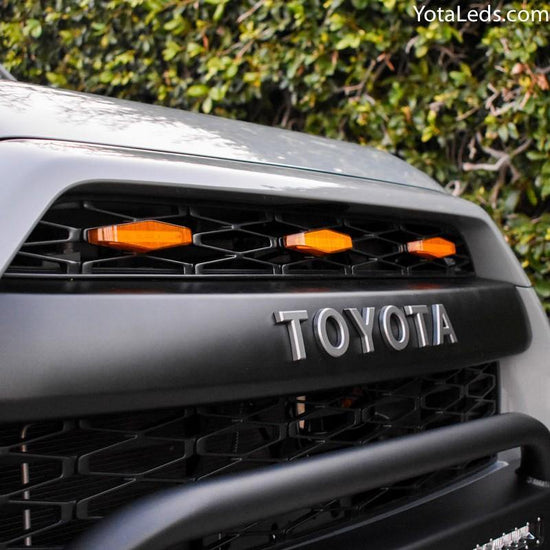 5th Gen Toyota 4Runner Raptor Grille Lights | 3pcs | Yota Leds