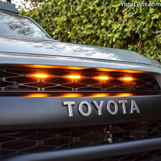 5th Gen Toyota 4Runner Raptor Grille Lights | 4pcs | Yota Leds